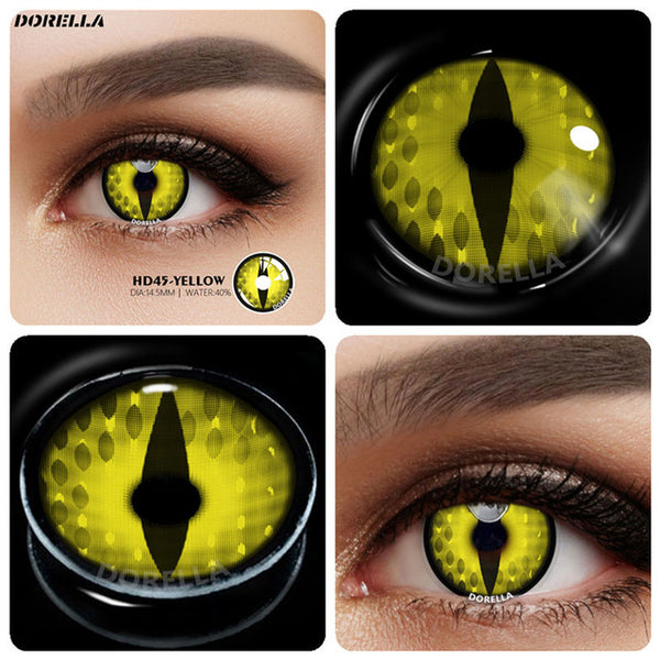 Dinosaur Yellow Contact Lenses – Lensmate