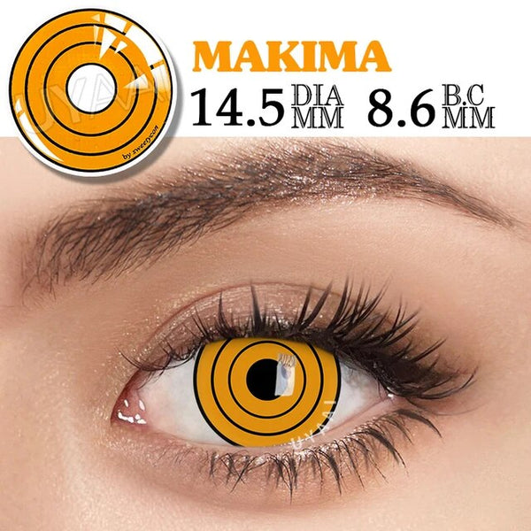Makima Contact Lenses UK | Chainsaw Man Contacts - Lensmate