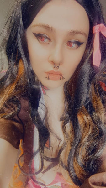 Nezuko Demon Slayer Pink Contact Lenses – Lensmate