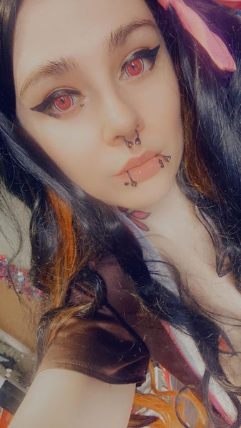 Nezuko Demon Slayer Pink Contact Lenses – Lensmate