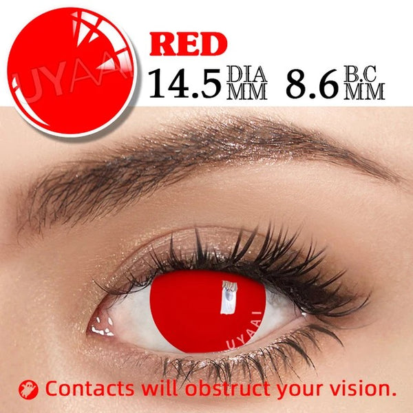 Red Sclera Contact Lenses – Lensmate