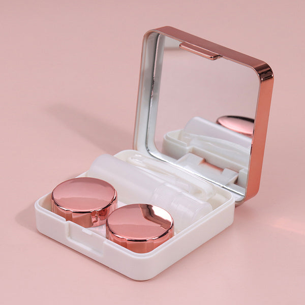 Metallic Rose Gold Contact Lens Case & Kit – Lensmate